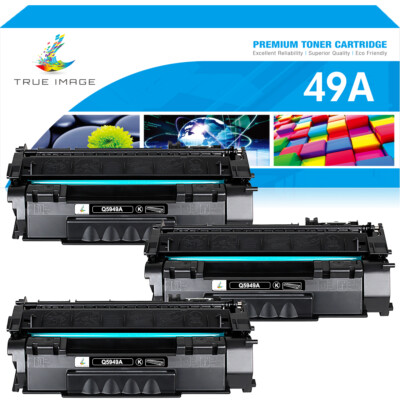 3pk Q5949A Laser Ink Toner Cartridges for HP 49A LaserJet 1160Le 1320n ...