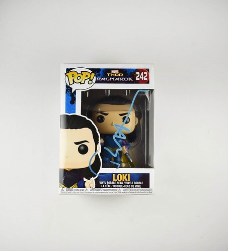 Tom Hiddleston Avengers Loki 242 Autographed Signed Funko Pop Authentic ...