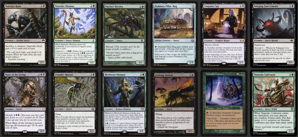 Zask, Skittering Swarmlord MTG EDH Commander Deck! Insect Tribal! 0721 ...