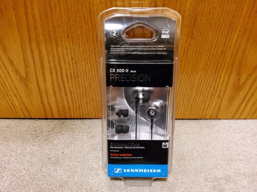 Sennheiser CX300 II CX300II Precision Bass-Driven In-Ear Earphones ...