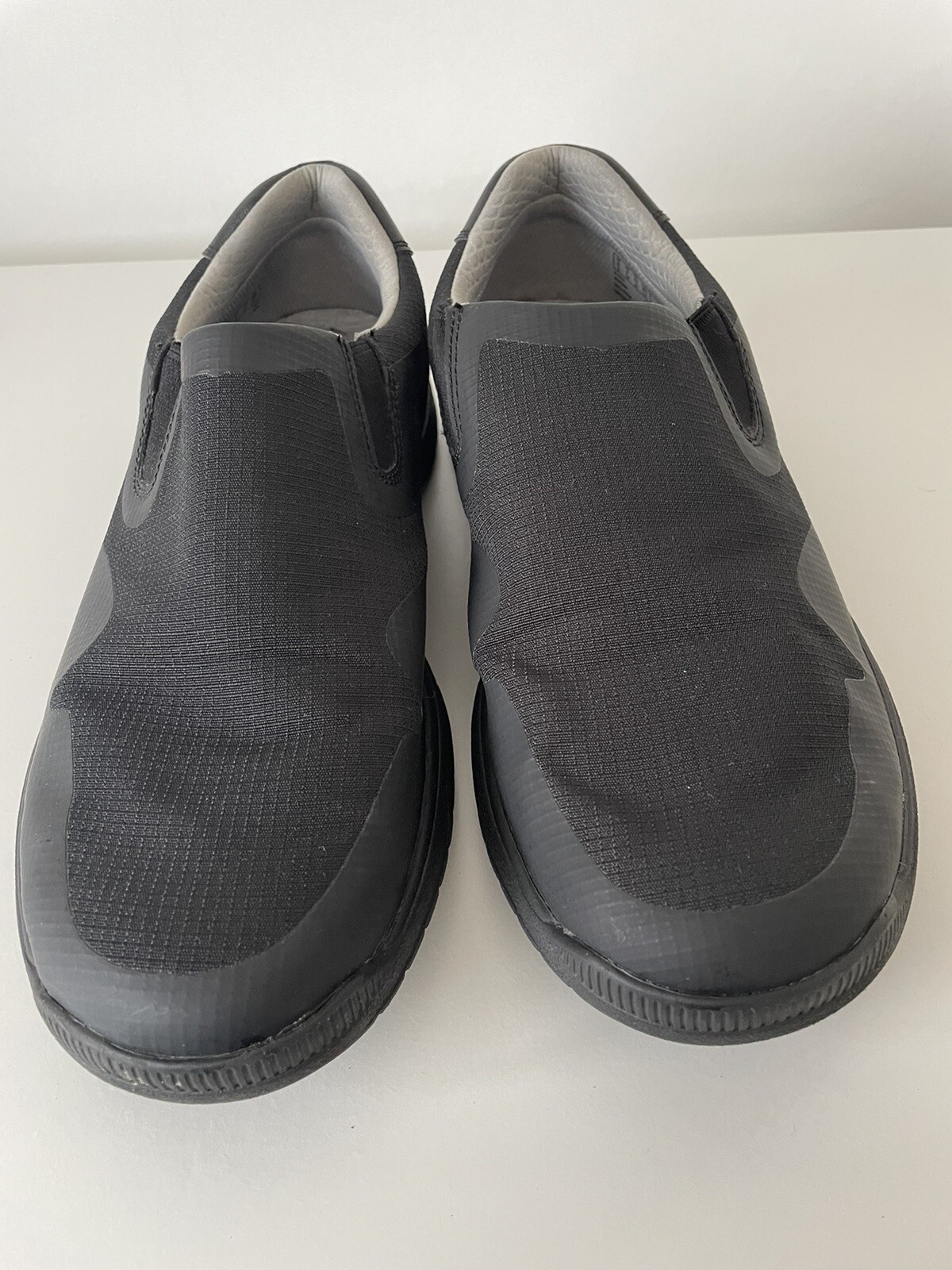 Men’s Clark’s Cloudstepper slip on black Tetrasoft Shoes - Size 8 | eBay UK