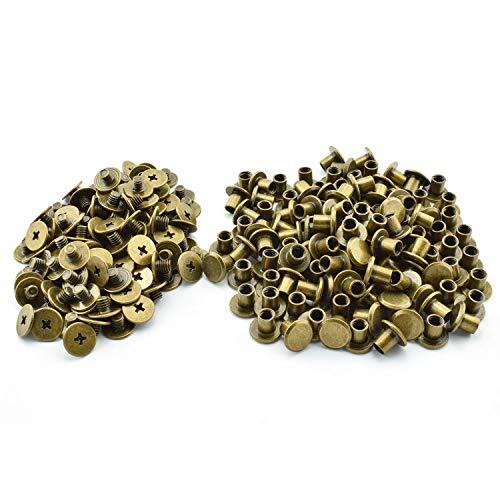 120pcs Chicago Screw Cross Head Phillips Drive Binding Screws Rivet ...