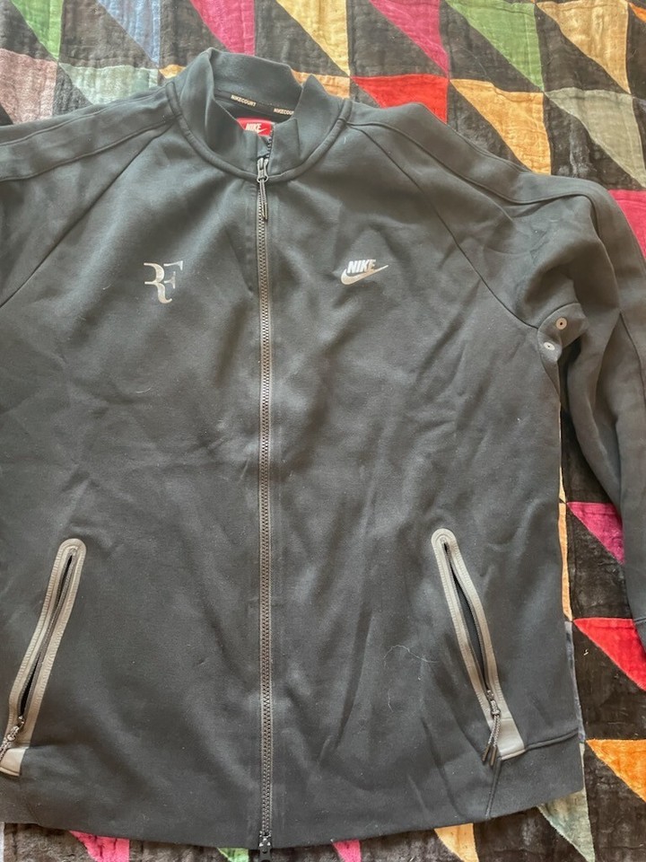 Nike Roger Federer jacket black Size XL | eBay