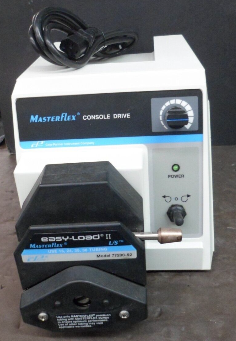 Cole Parmer Model 7520-40 Console Drive 77200-52 Peristaltic Pump Head ...