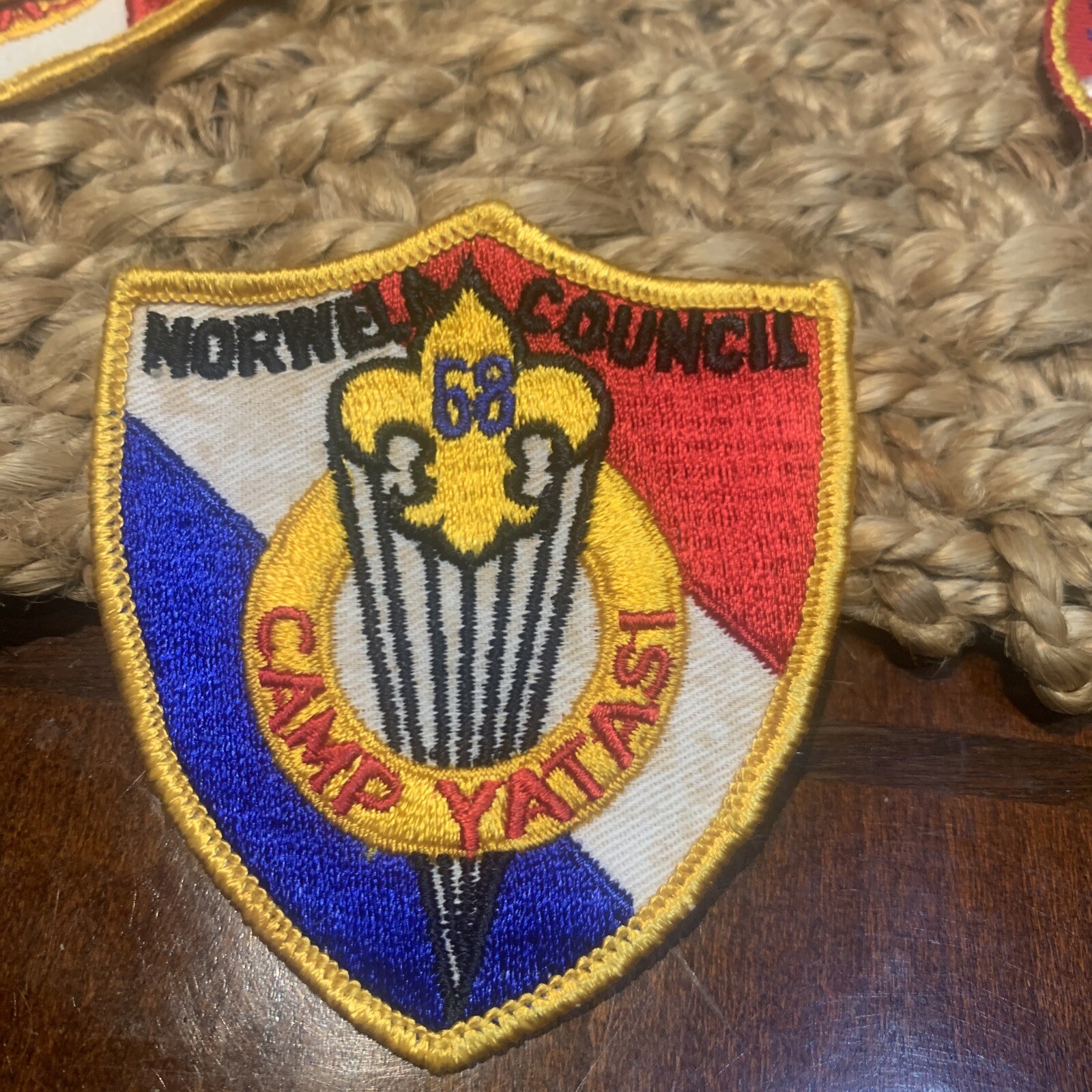 Camp Yatasi Norwela Council 1968 Shield Shaped Patch Mint Condition | eBay