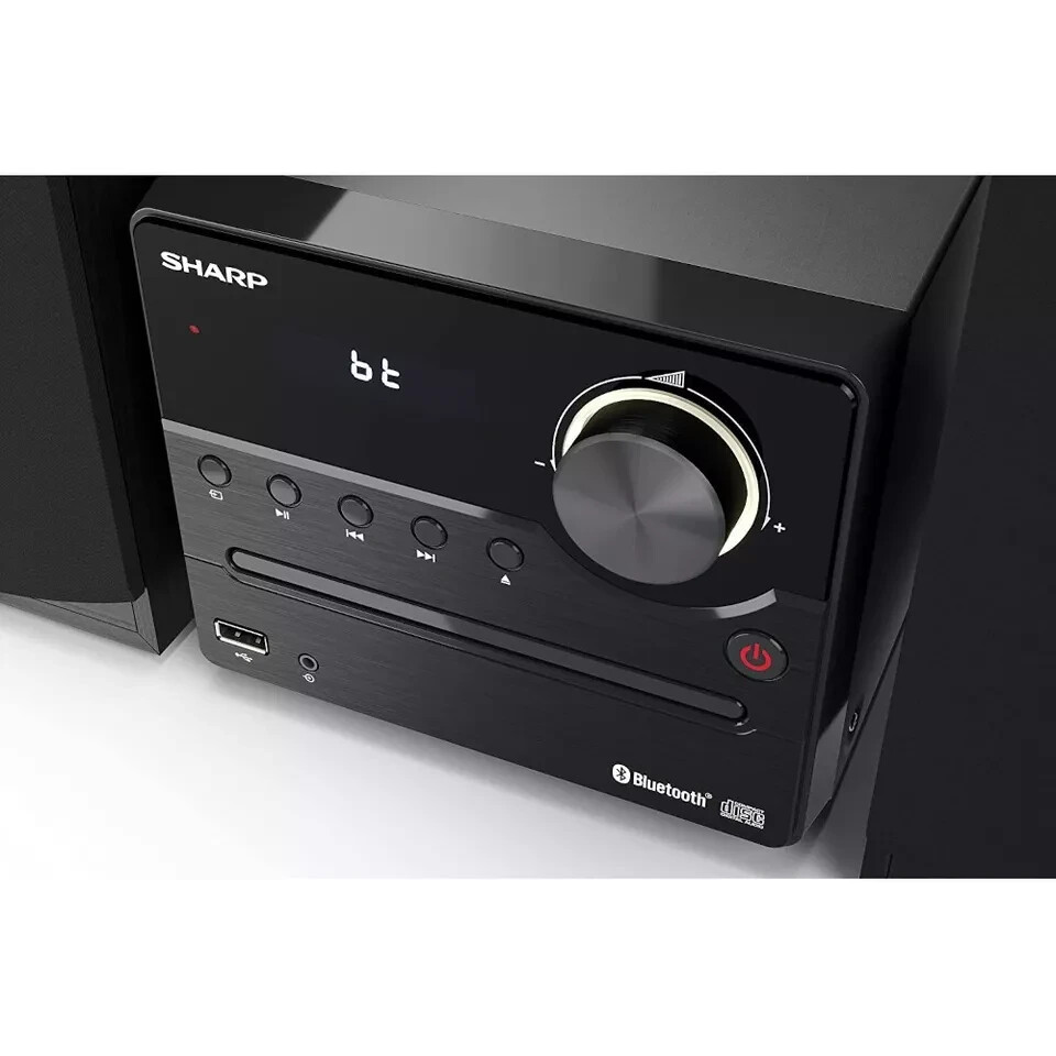 Sharp XL-B512 45W Bluetooth Hi-Fi Micro Sound System - Black | eBay