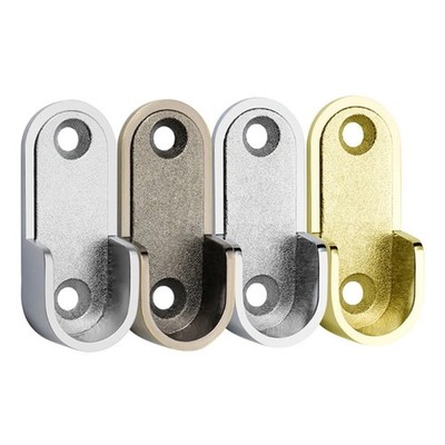 10Pcs Wardrobe Rod Socket Brackets Closet Rail Support for Clothes ...