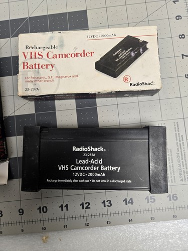 RadioShack Rechargeable VHS Camcorder Battery, Two - 2 | eBay