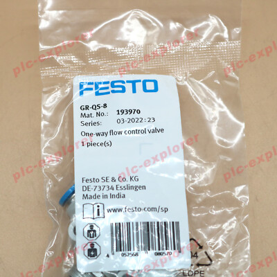 1pc brand new festo Tracheal Joint GR-QS-8 193970 FAST SHIP | eBay