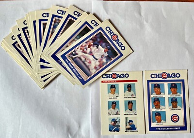 23 David Berg Chicago Cubs Baseball Cards Dawson Grace Sandberg 1988 | eBay