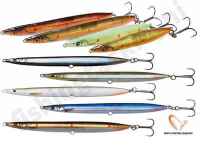 Savage Gear Sandeel Pencil Lures 9cm 13g Bass Sea Fishing Lure 3D ...