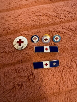 Vintage American Red Cross Lapel Pins Assortment | eBay