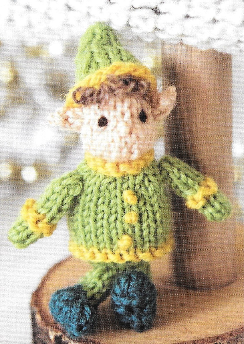 Knitting Pattern For Elf KNITTING PATTERN Christmas Buddy Elf With