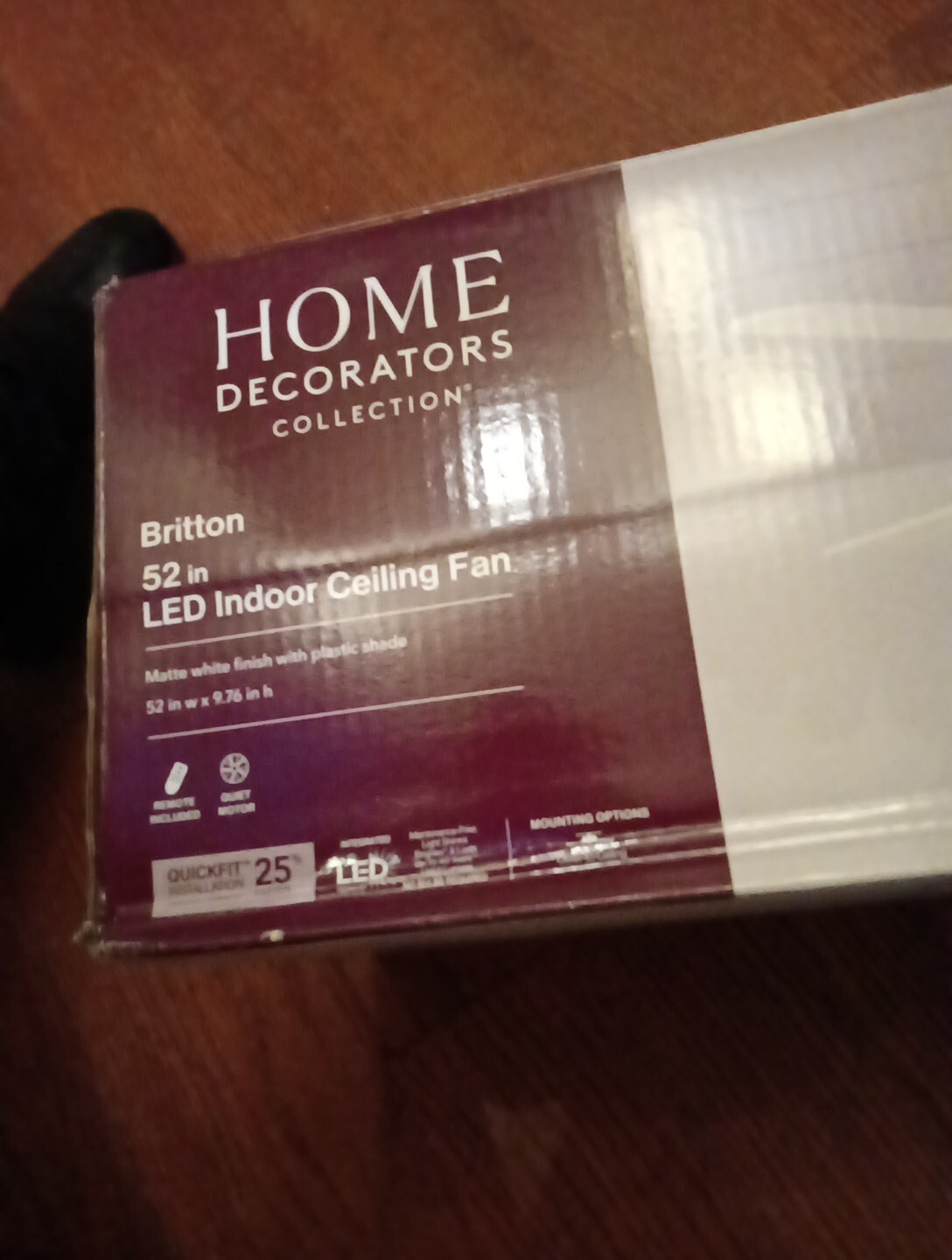 Home Decorators Collection Britton 52 In. Integrated LED Indoor Ceiling ...