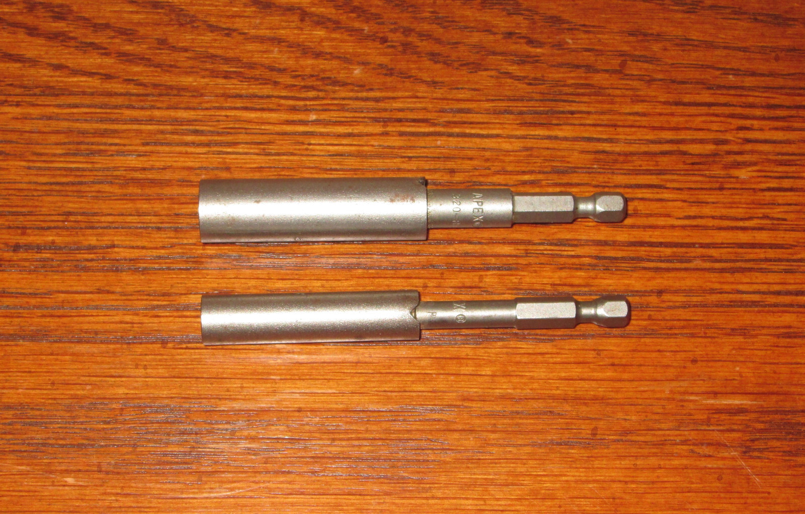 Lot of 2: Apex Power Bits 320-M 1/4" Wide Flat Bit & 320-R 3/8" Wide ...