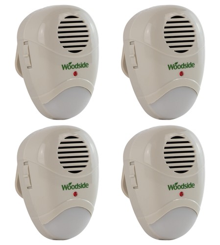 4 x Plug-In Mouse/Rat/Rodent Repeller Ultrasonic Repellent Pest ...