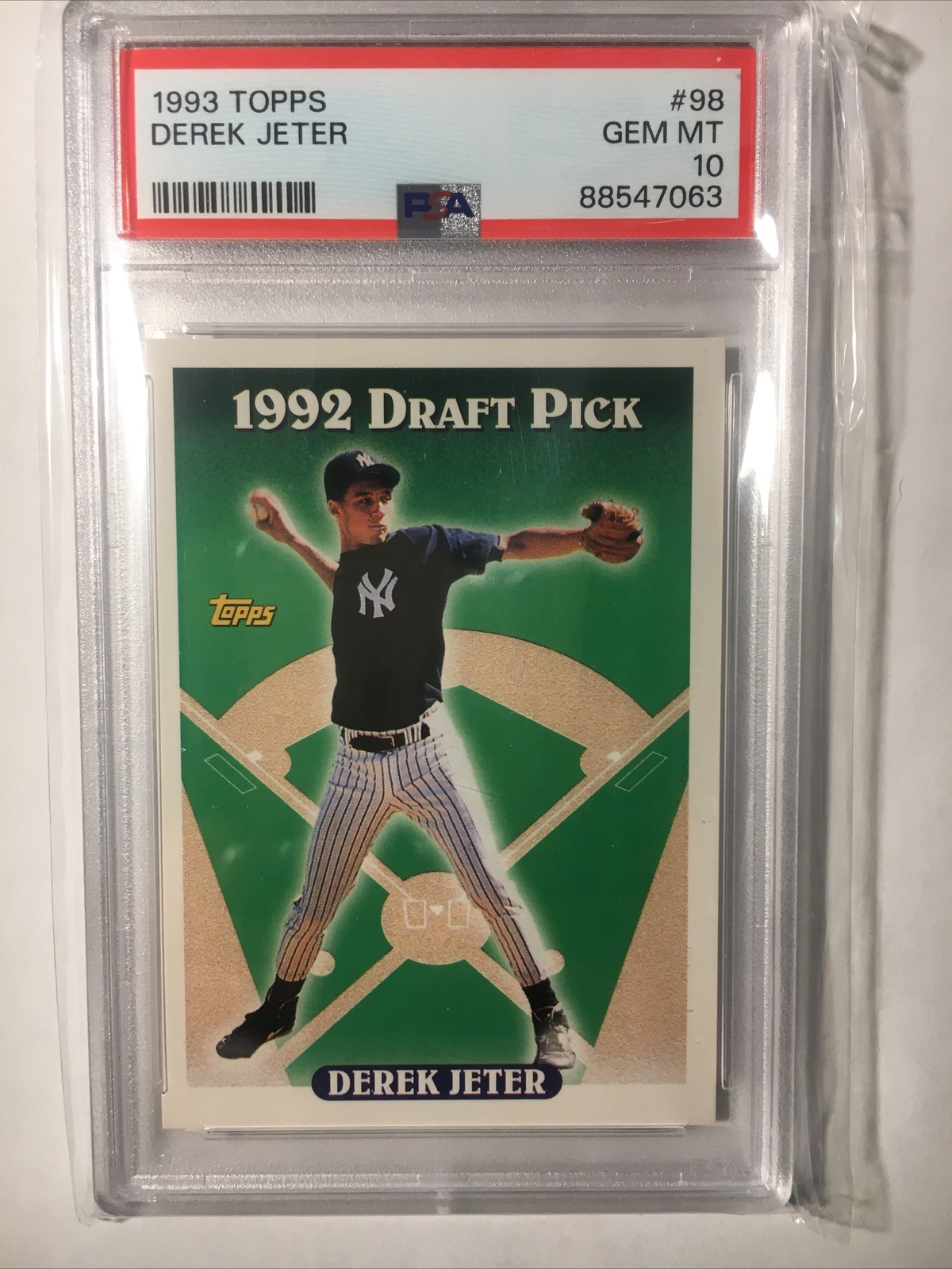 1993 Topps Derek Jeter #98 PSA 10 Rookie RC New York Yankees HOF | eBay