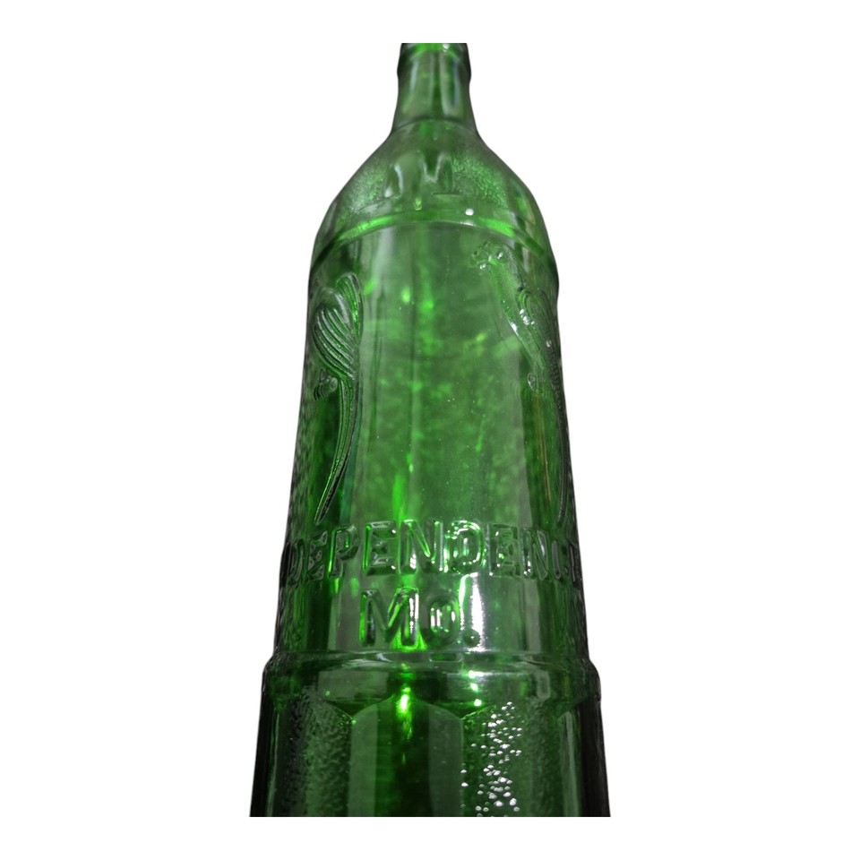 Ultra Rare Green 18 Oz. Polly's Pop Soda Bottle Independence Mo ...