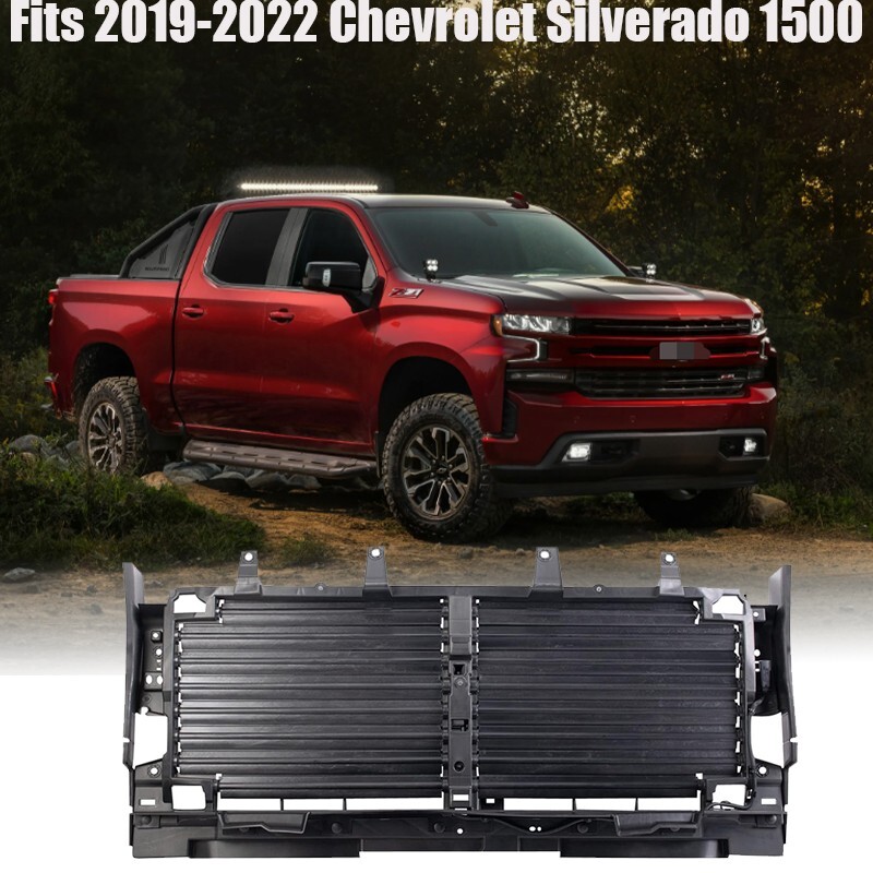 Fits 2019-2022 Chevrolet Silverado 1500 84652494 Active Grille Shutter ...