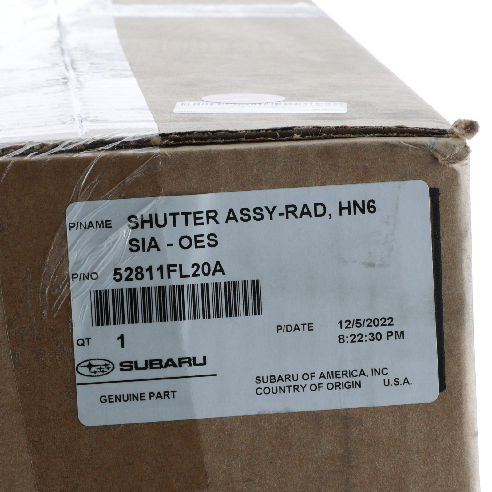 OEM NEW 2020-2023 Subaru Impreza Radiator Shutter Unit Assembly ...