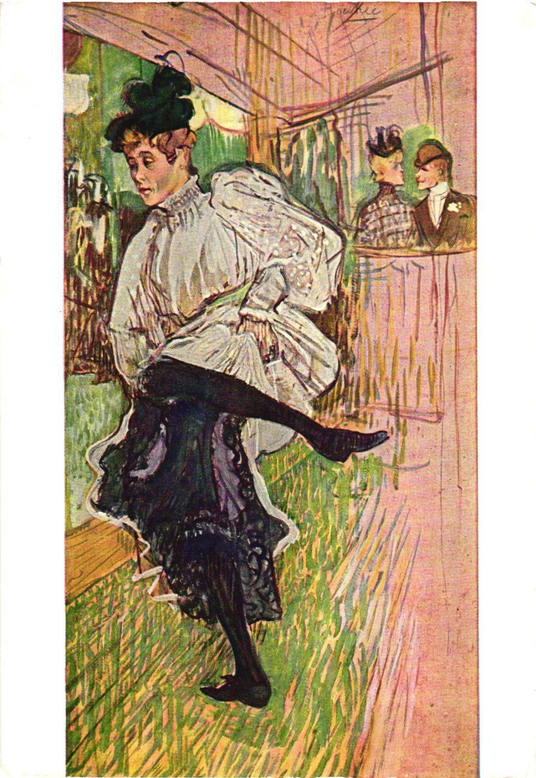 Jean Avril, Painting By Henri de Toulouse-Lautrec Postcard | eBay