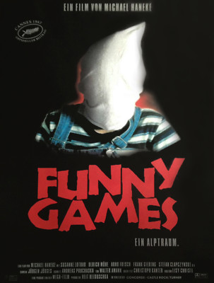FUNNY GAMES Ulrich Mühe Susanne Lothar Frank Giering Filmplakat A0 ...
