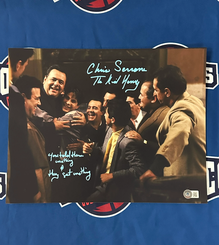 Chris Serrone "The Kid Henry" Autographed 11x14 Goodfellas Photo w ...