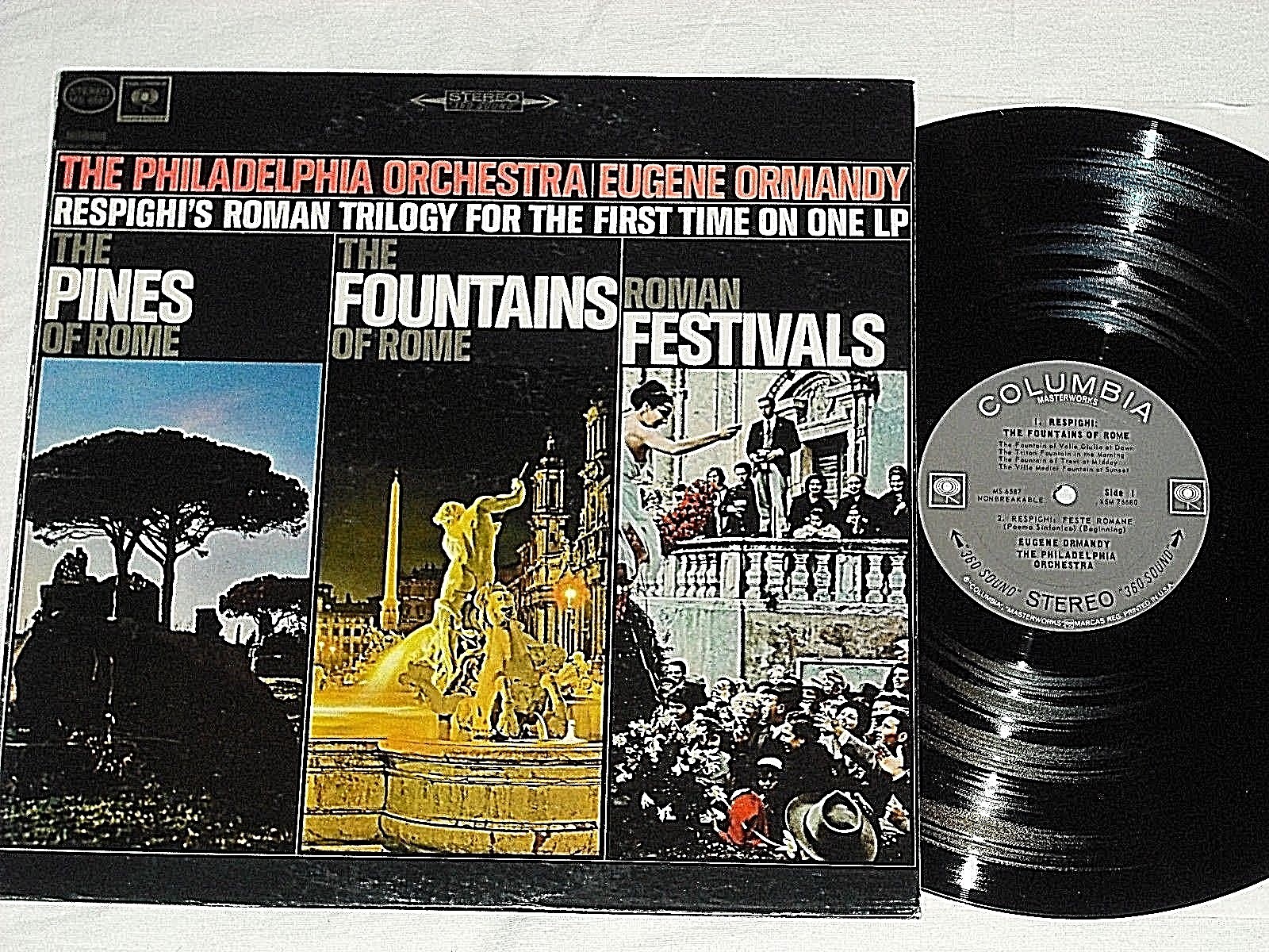 EUGENE ORMANDY-Respighi's Roman Trilogy (1966) Stereo COLUMBIA LP | eBay