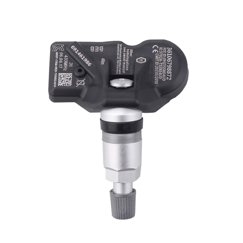 4PCS TPMS 433MHz Tire Pressure Monitoring Sensor For BMW 36106798872 ...