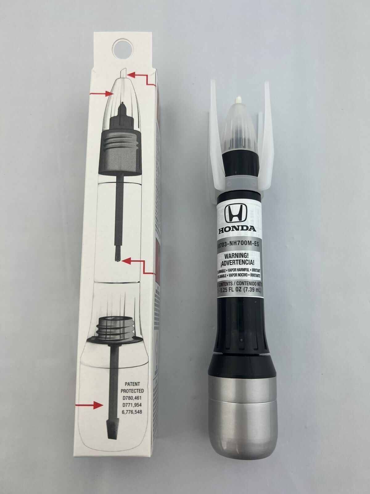 OEM Touch-Up Paint Pen Brush Alabaster Silver Metallic NH-700M Code for ...