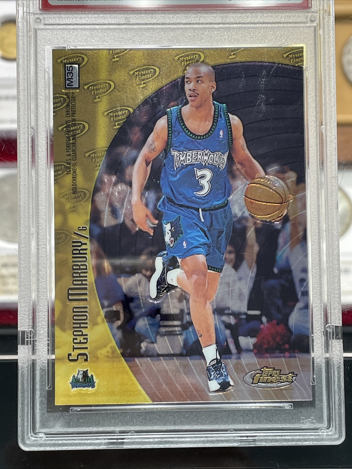 1998-99 Topps Finest Mystery Finest - #M35 Stephon Marbury, Ron Mercer ...