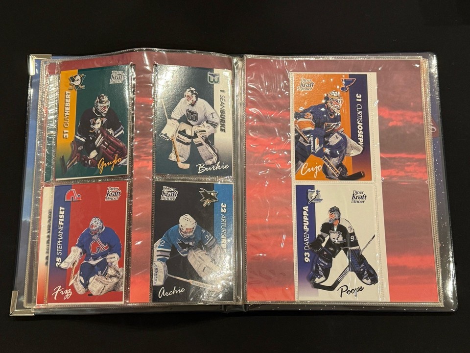 1994-95 NHL Award Winning Collection Binder Kraft Jell-O Set | Complete ...