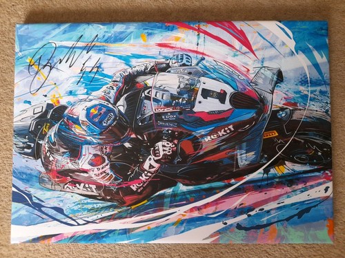 Toprak Razgatlioglu Signed World Superbike Canvas Print Mounted. BMW ...