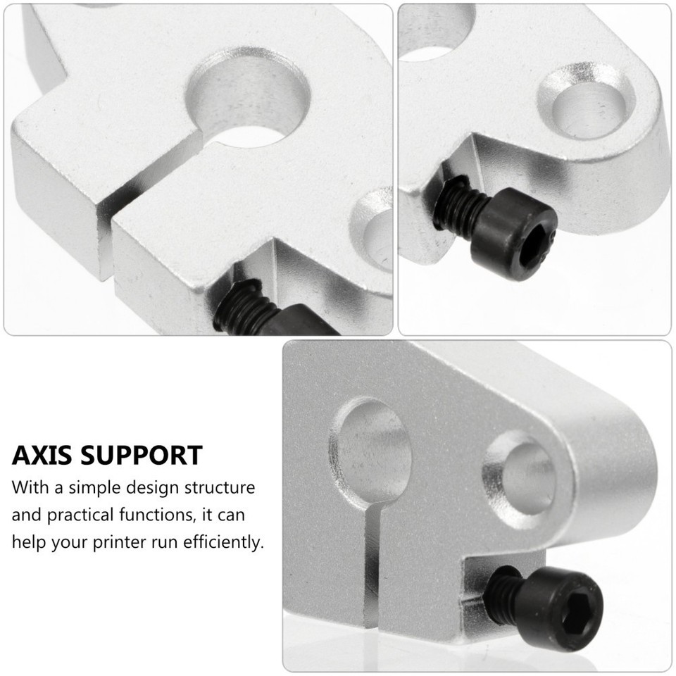 4 Pcs Linear Motion Rod Shaft Extruded Aluminum Hardware Rail Guide ...