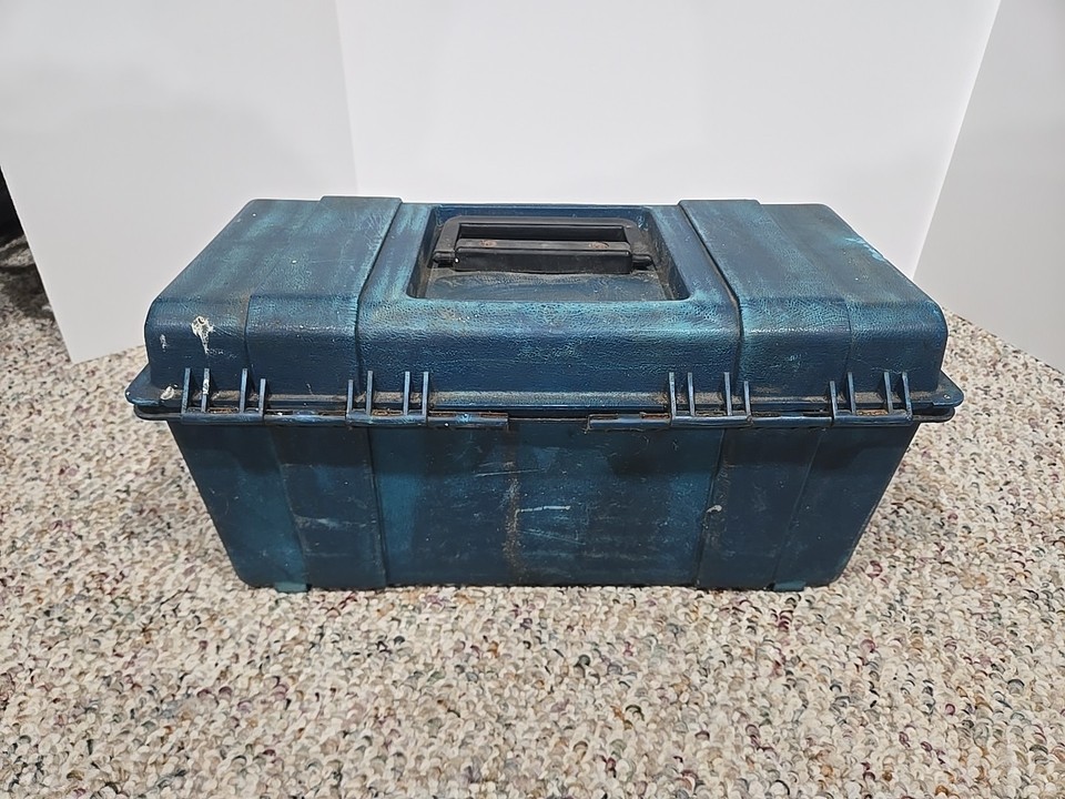 STACK-ON Tackle, Tool, Craft, Trinket Box w/Tray Plastic Lockable Box ...
