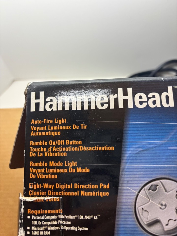 3dfx InterAct Hammer Head FX Retro Gamepad Gameport Controller ...