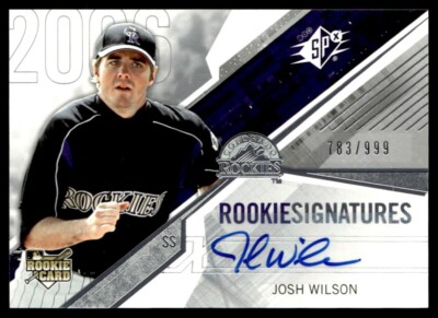 2006 SPx Josh Wilson Auto 783/999 Colorado Rockies #111 | eBay