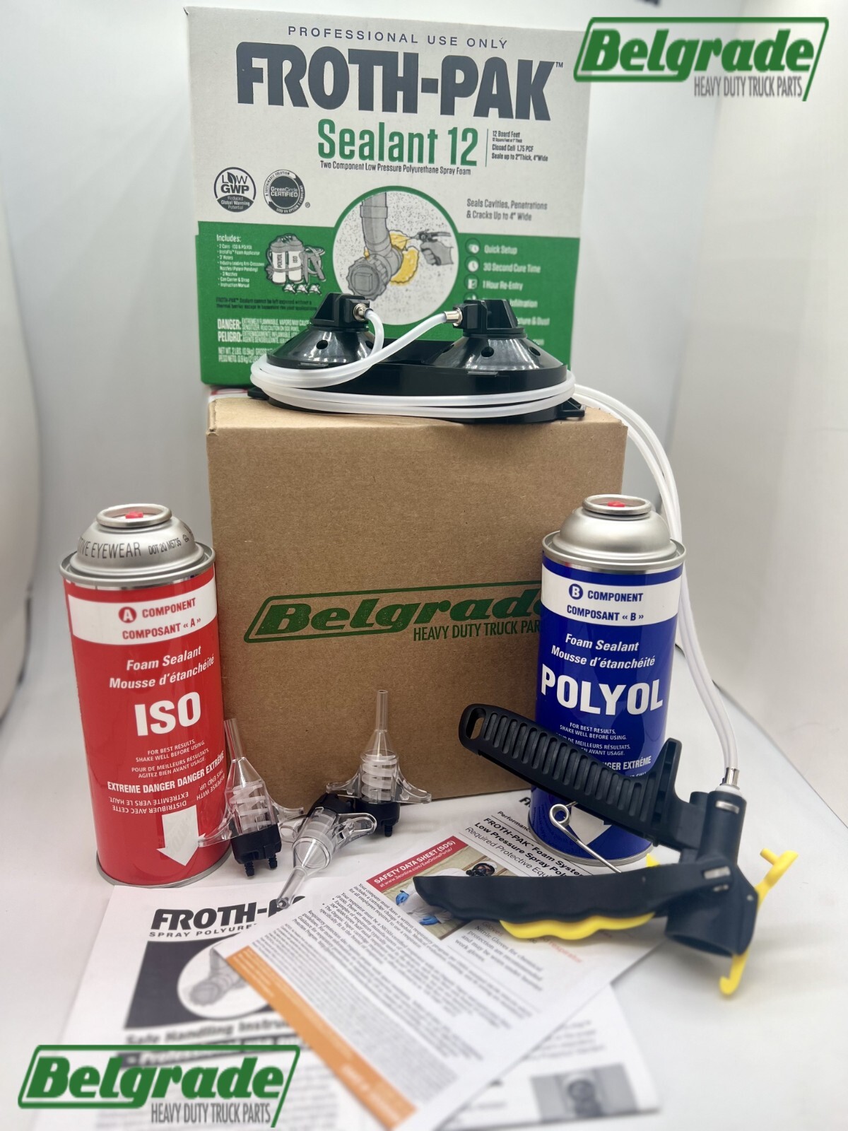 4x Froth-Pak 12, Low GWP Formula Spray Foam Sealant Kits | eBay