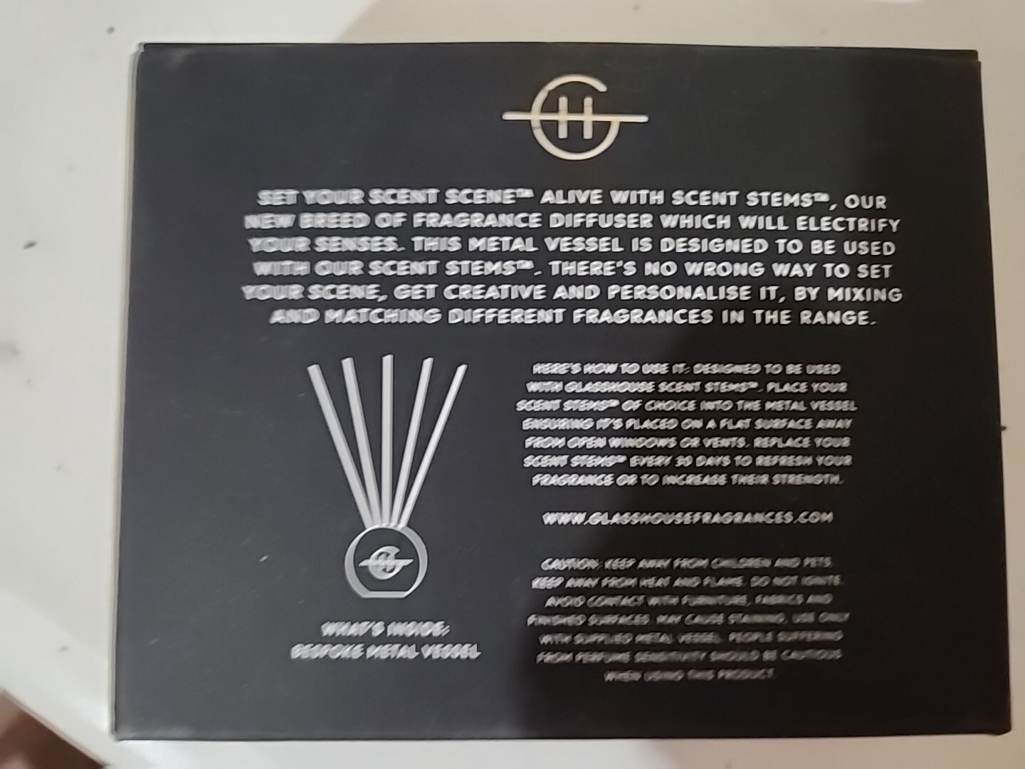 Glasshouse - Scent Scene™ Stand With A TARAA AFFAIR Sticks | eBay