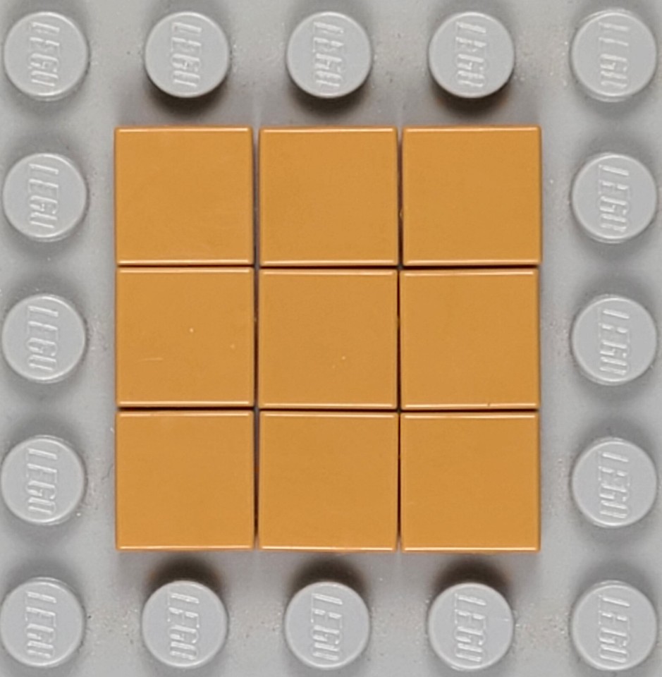 LEGO - 1x1 Square Tiles - PICK YOUR COLORS Smooth Finishing Flat Mosaic ...