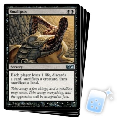 SMALLPOX X4 2012 Core Set M12 Magic MTG MINT CARD | eBay