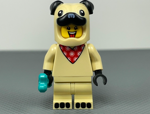 LEGO Pug Costume Guy Collectible Minifigure Series 21 CMF 71029 Minifig ...