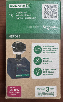 Square D by Schneider Electric HEPD25 Home Electronics Protective ...