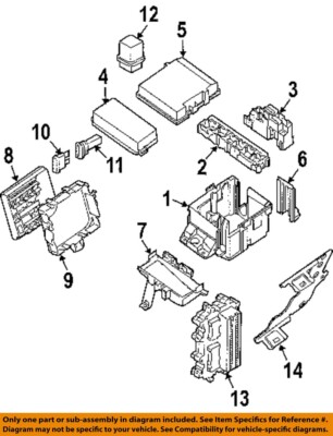 NISSAN OEM Electrical-IPDM-Intelligent Power Distribution Module ...