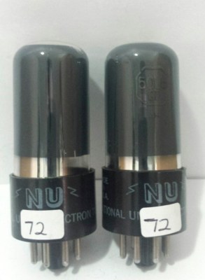 Date Matching National Union 50L6 GT Vacuum Tubes Tested New Calibrated ...