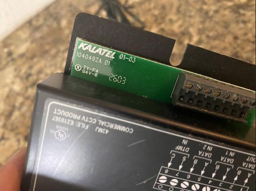 GE Interlogix Kalatel KTD-312 Interface | eBay