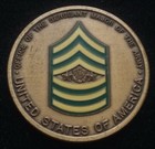 VINTAGE AUTHENTIC US SMA Sergeant Major of the Army Robert Hall ...