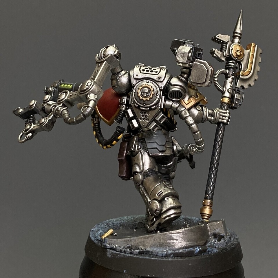 Warhammer 40K PAINTED Primaris Techmarine - Space Marines MECHANIC HQ w ...