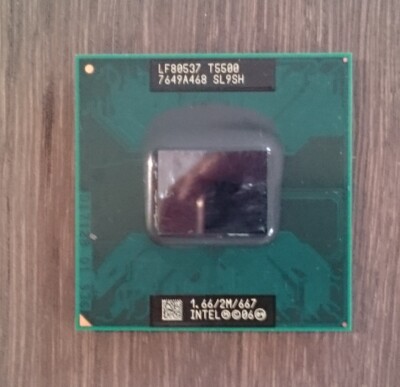 Intel Core 2 Duo T5500 1.66GHz 2MB 667MHz Socket M SL9SH | eBay