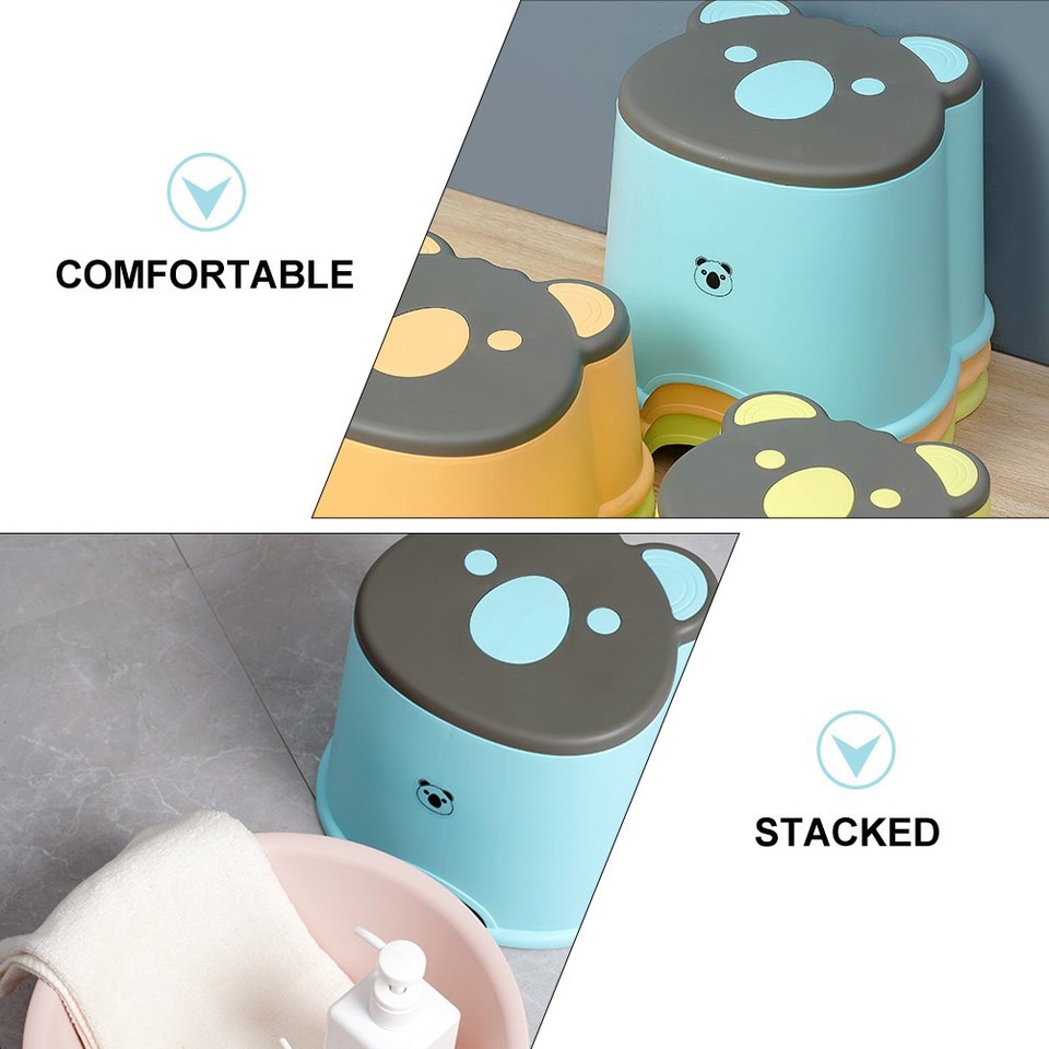 1Pc Cartoon Lovely Footstool Creative Non-skid Stool Small Low Stool ...